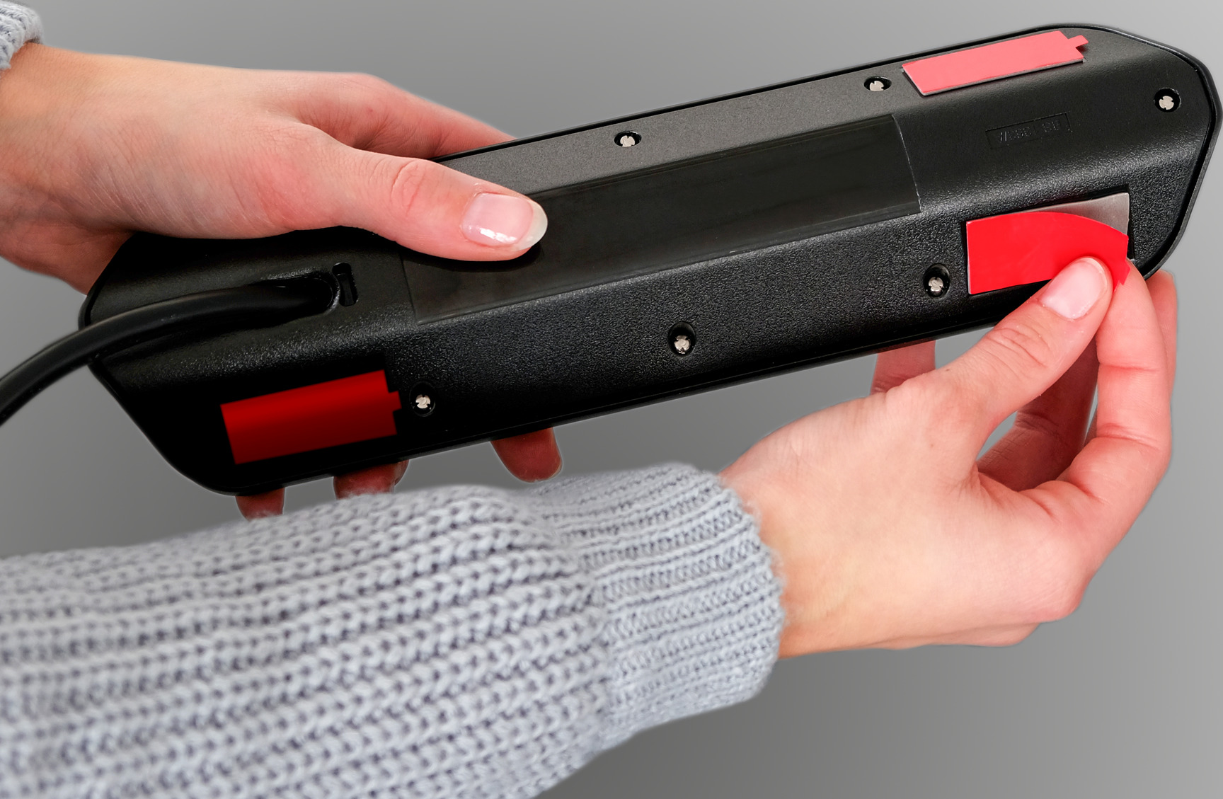 Enchufe de esquina brennenstuhl®estilo con función de carga USB 4x tomas de corriente 2x Euro ...