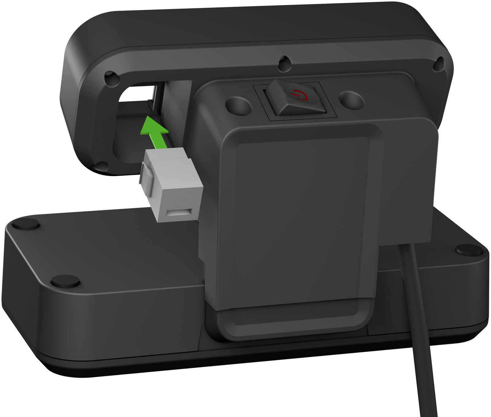 brennenstuhl®estilo Duplex Regleta de enchufes de sobremesa con protección contra sobretensiones ...