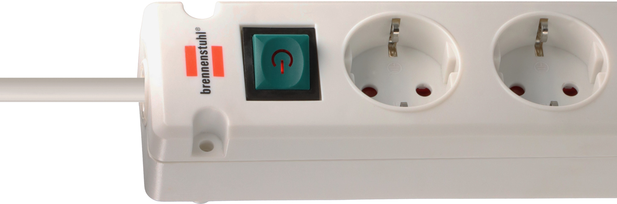 Bremounta Regleta de enchufes con 2 tomas de carga USB C 5 vías blanca 3m H05VV-F3G1.5 ...